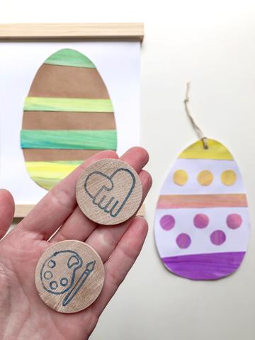 Easter Egg Collage with Lo! – Cotton and Home